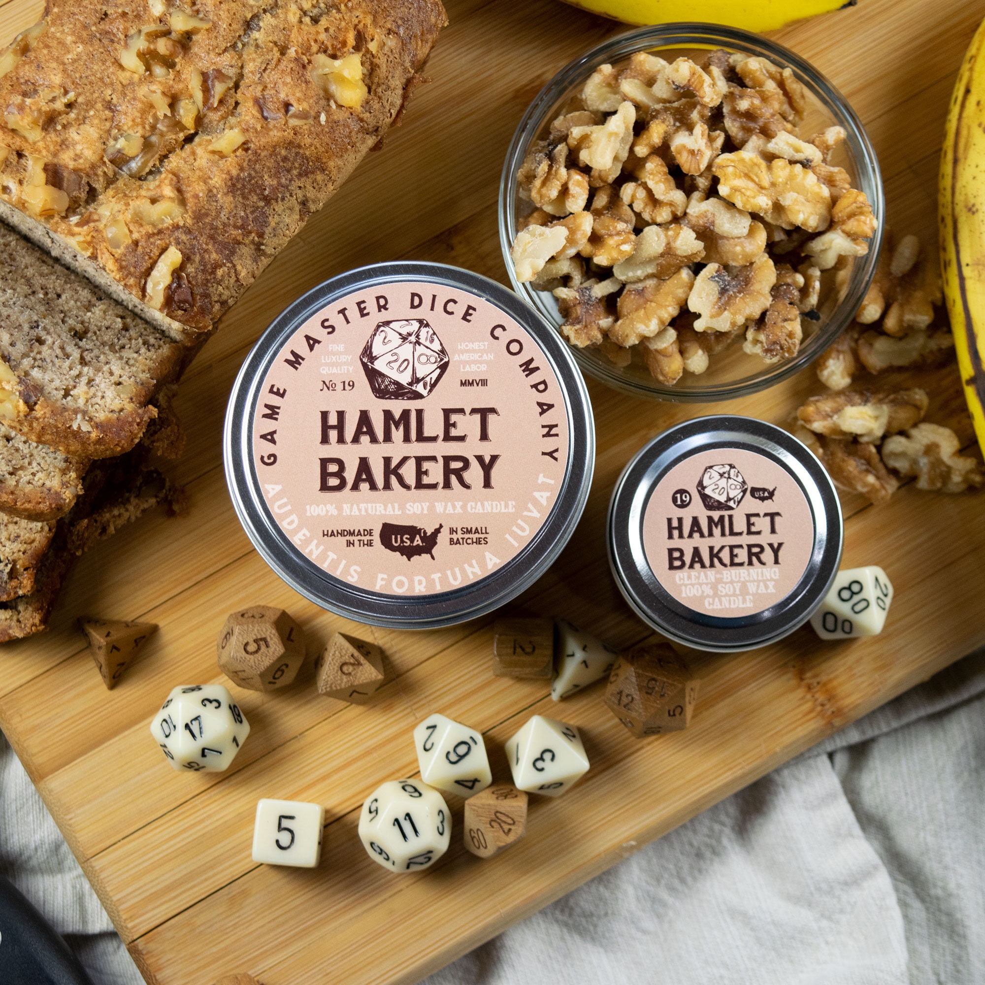 Hamlet Bakery Gaming Candle | Geek Gift | RPG | Gamer | DND | Banana ...