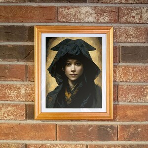 Portrait of Madrika the Rogue Fantasy Art Print Giclée - Etsy