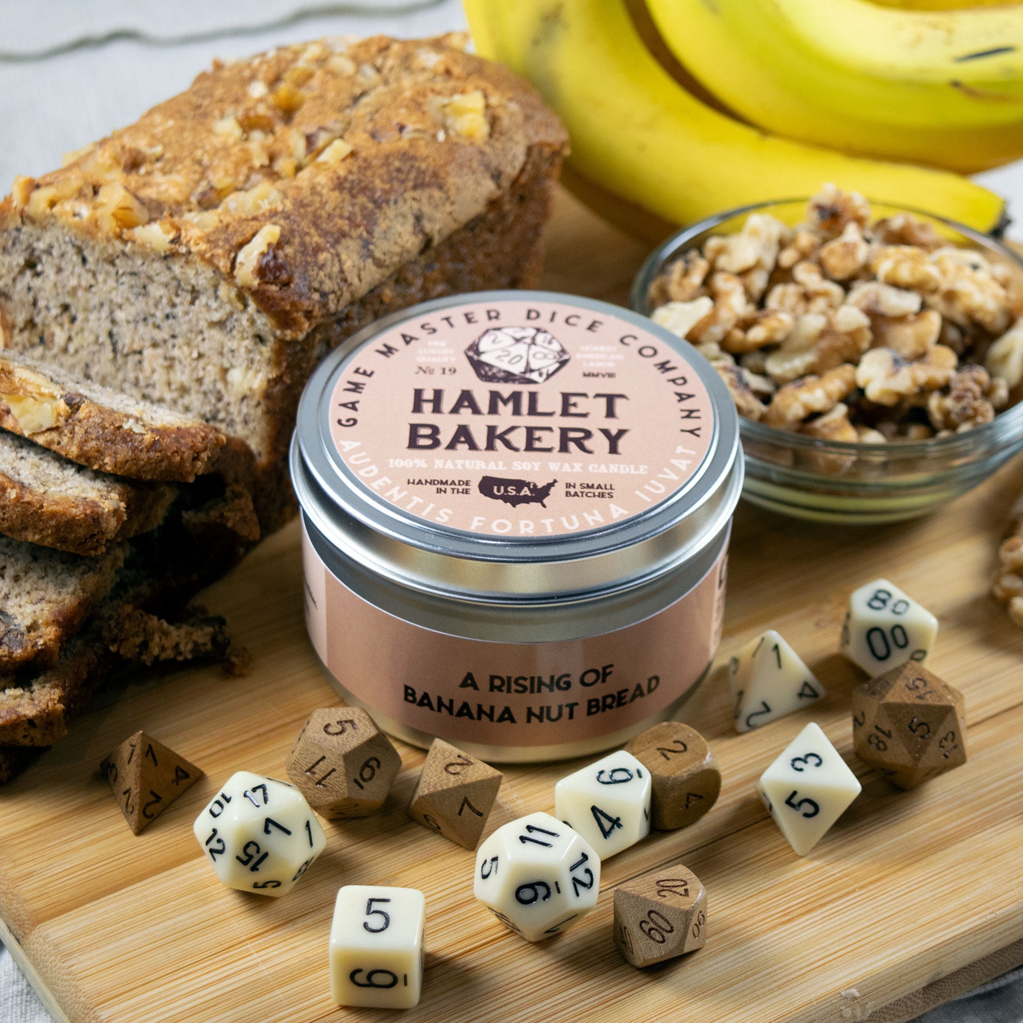Hamlet Bakery Gaming Candle | Geek Gift | RPG | Gamer | DND | Banana ...