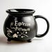 Toil and Trouble Cauldron Mug Ceramic Black Cauldron Mug Laser-engraved ...