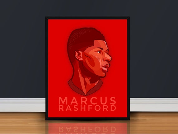 Marcus Rashford - Etsy