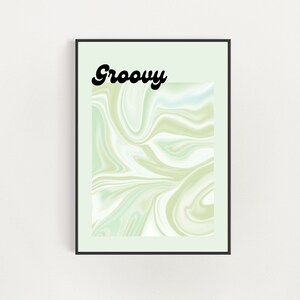 Groovy Wall Art, Groovy Print, Bold, Funky, Retro, Digital Download - Etsy