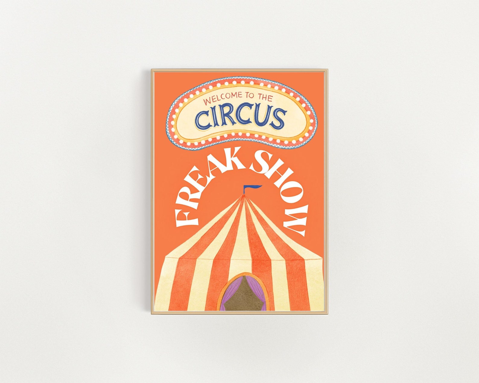 Circus Freak Show Wall Art, Digital Download - Etsy