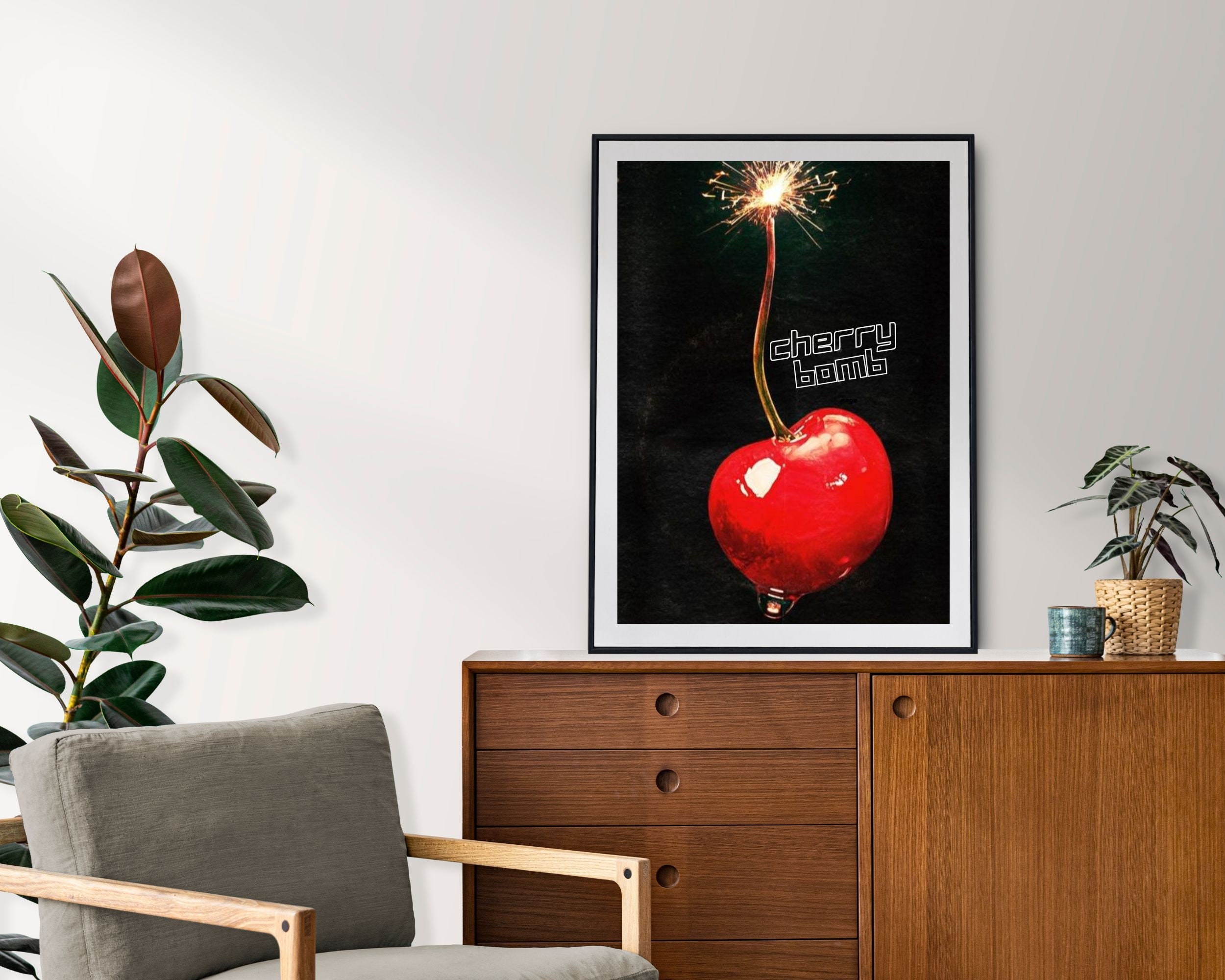 Cherry Bomb, the Runaways, Cherry Poster, Digital Download - Etsy