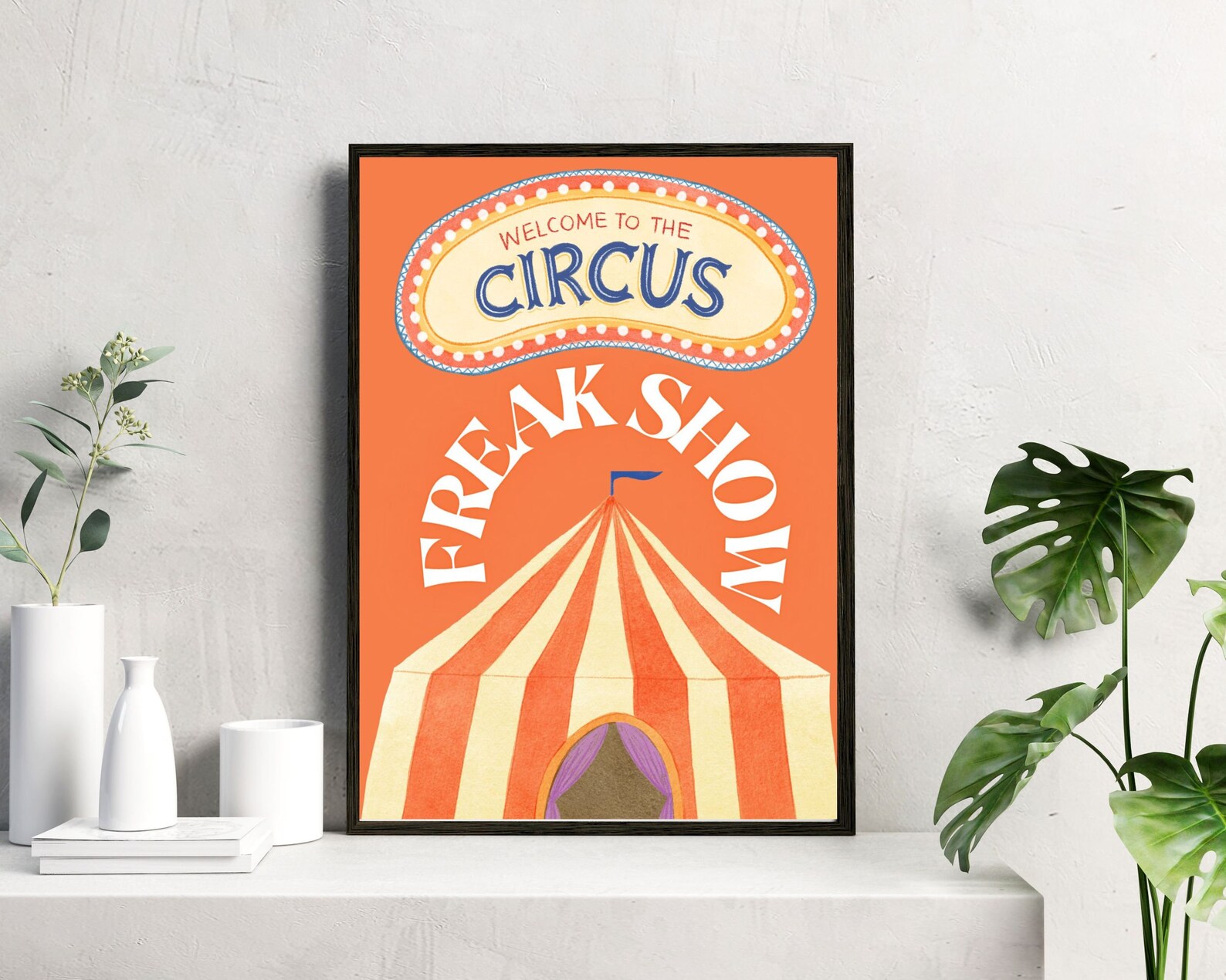 Circus Freak Show Wall Art, Digital Download - Etsy