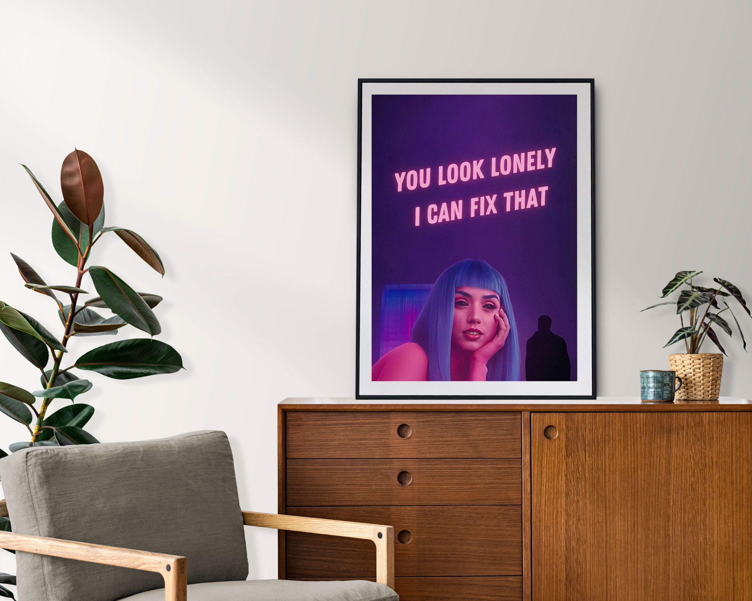 You Look Lonely, I Can Fix That Print, Blade Runner 2049 Wall Art ...