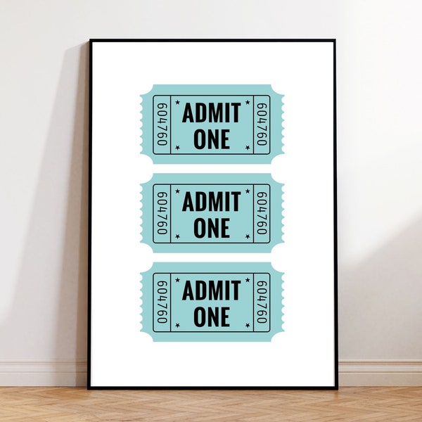 Admit One - Etsy