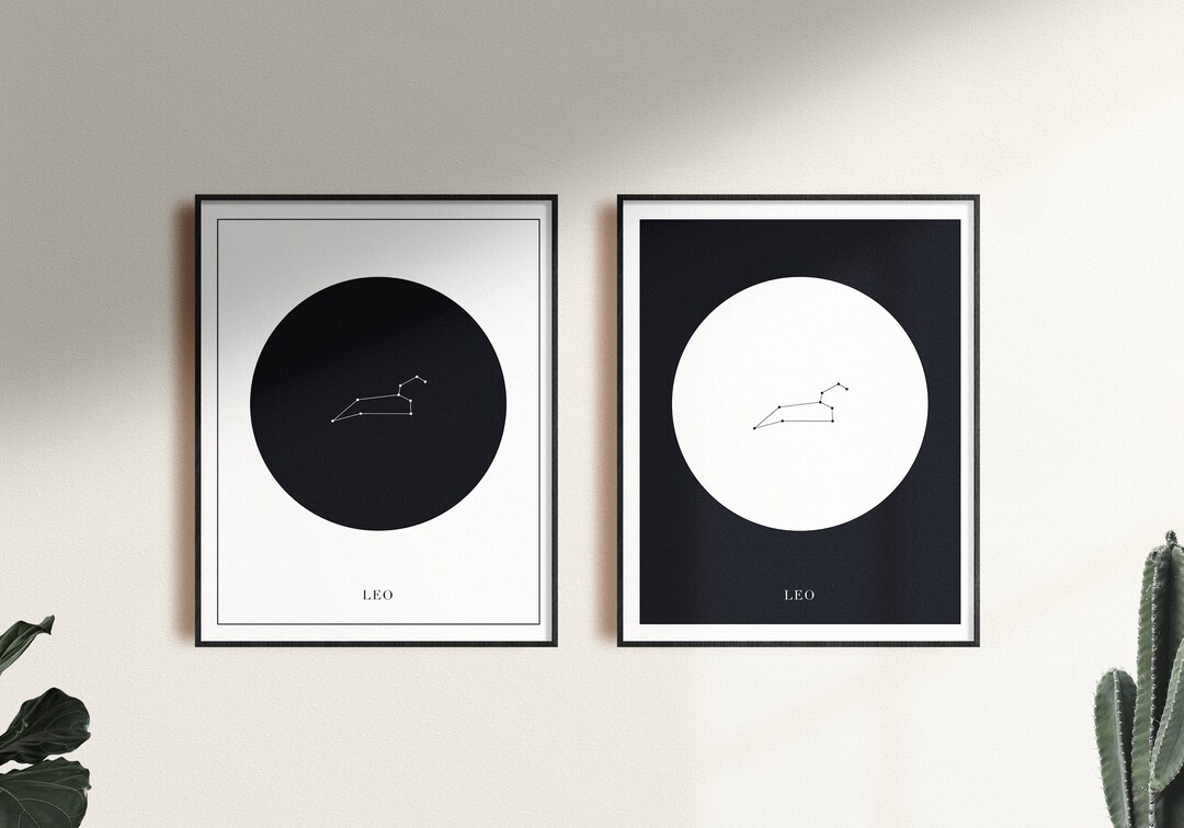 Leo | Astrological Posters - Etsy