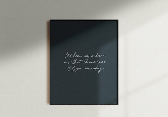 Cover Me up Quote Digital Poster - Etsy