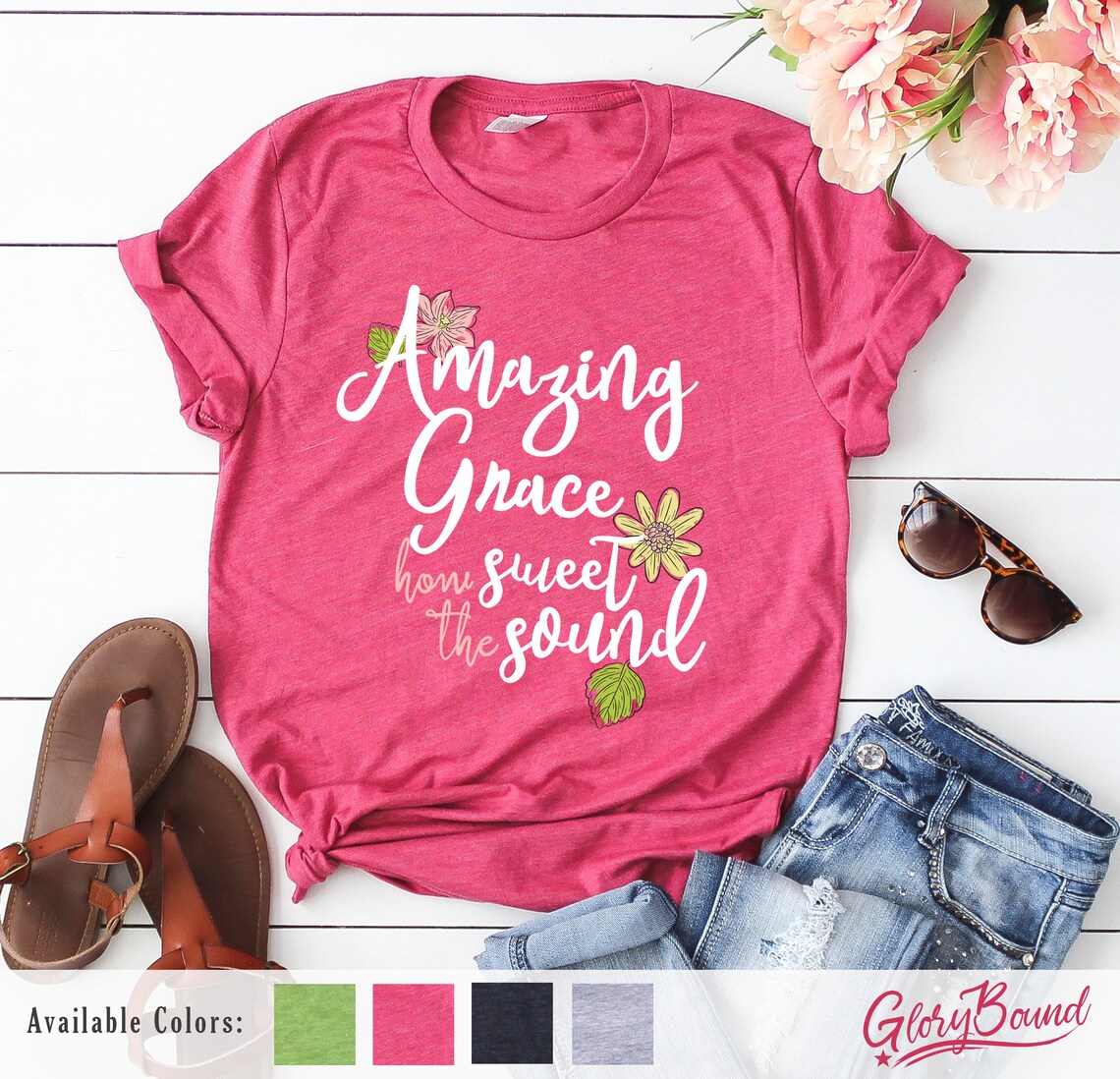 Amazing Grace Shirt / Christian Tshirt / Inspirational Tshirt - Etsy