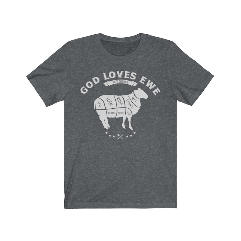 God Loves Ewe | Funny Bible Shirt | God Loves You Shirt | Scripture ...