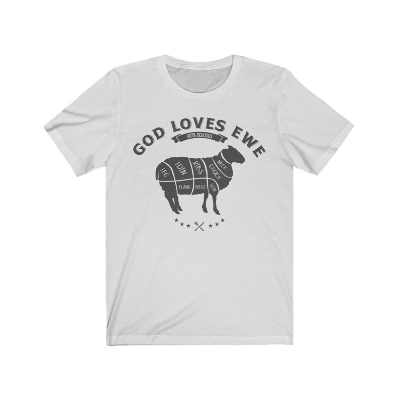 God Loves Ewe | Funny Bible Shirt | God Loves You Shirt | Scripture ...