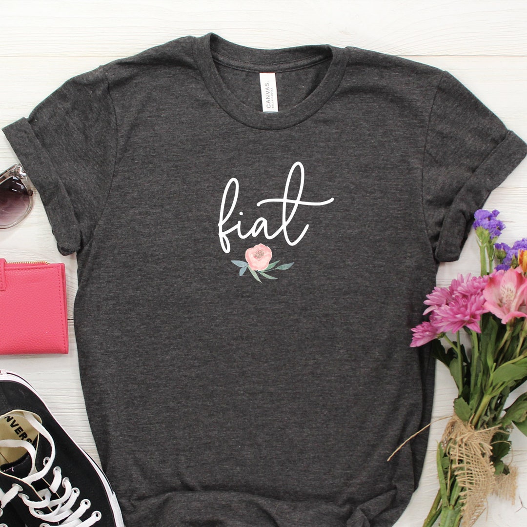 Fiat Let It Be Done T-shirt, Catholic T-shirt, Marian T-shirt, Virgin ...