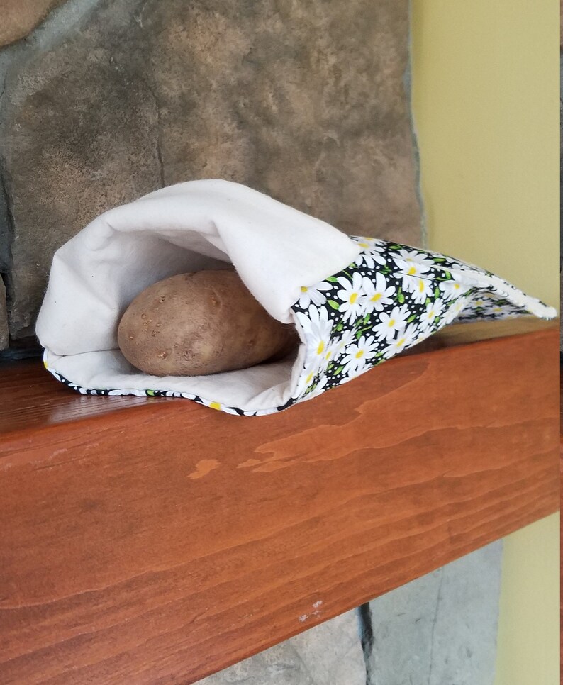 Daisy Potato Pocket for Microwave | Etsy