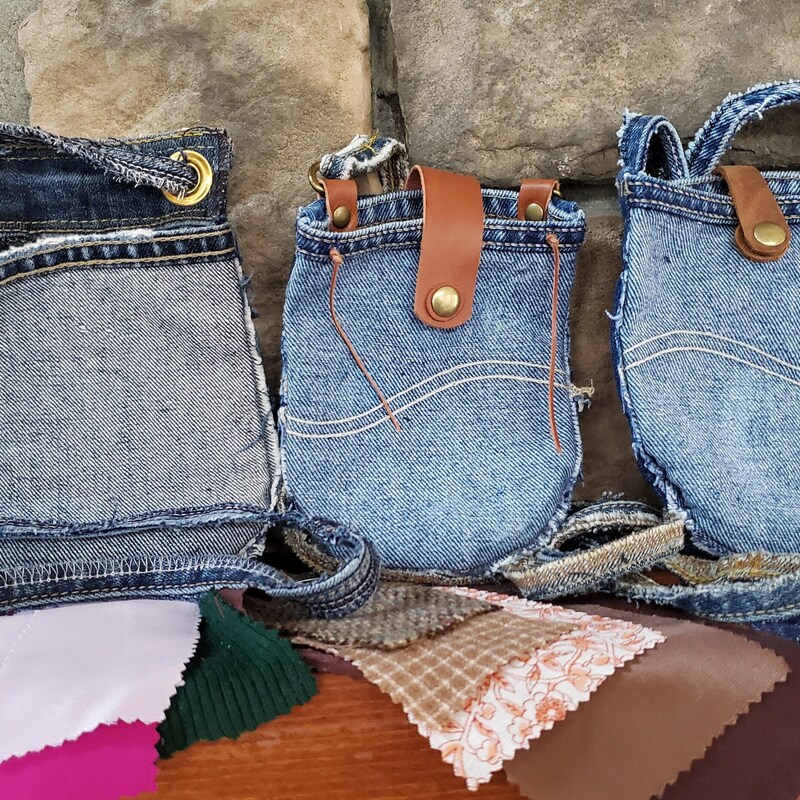 Blue Jean Purse - Etsy