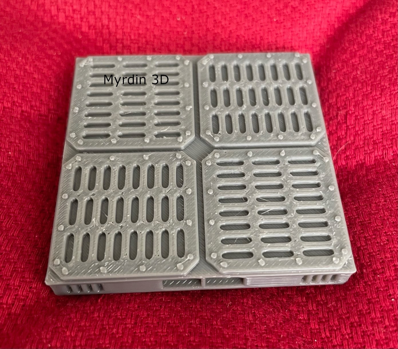 3D Terrain Sci-fi / Industrial Grate 10x10 Floor – Dragonlock 28mm - Etsy