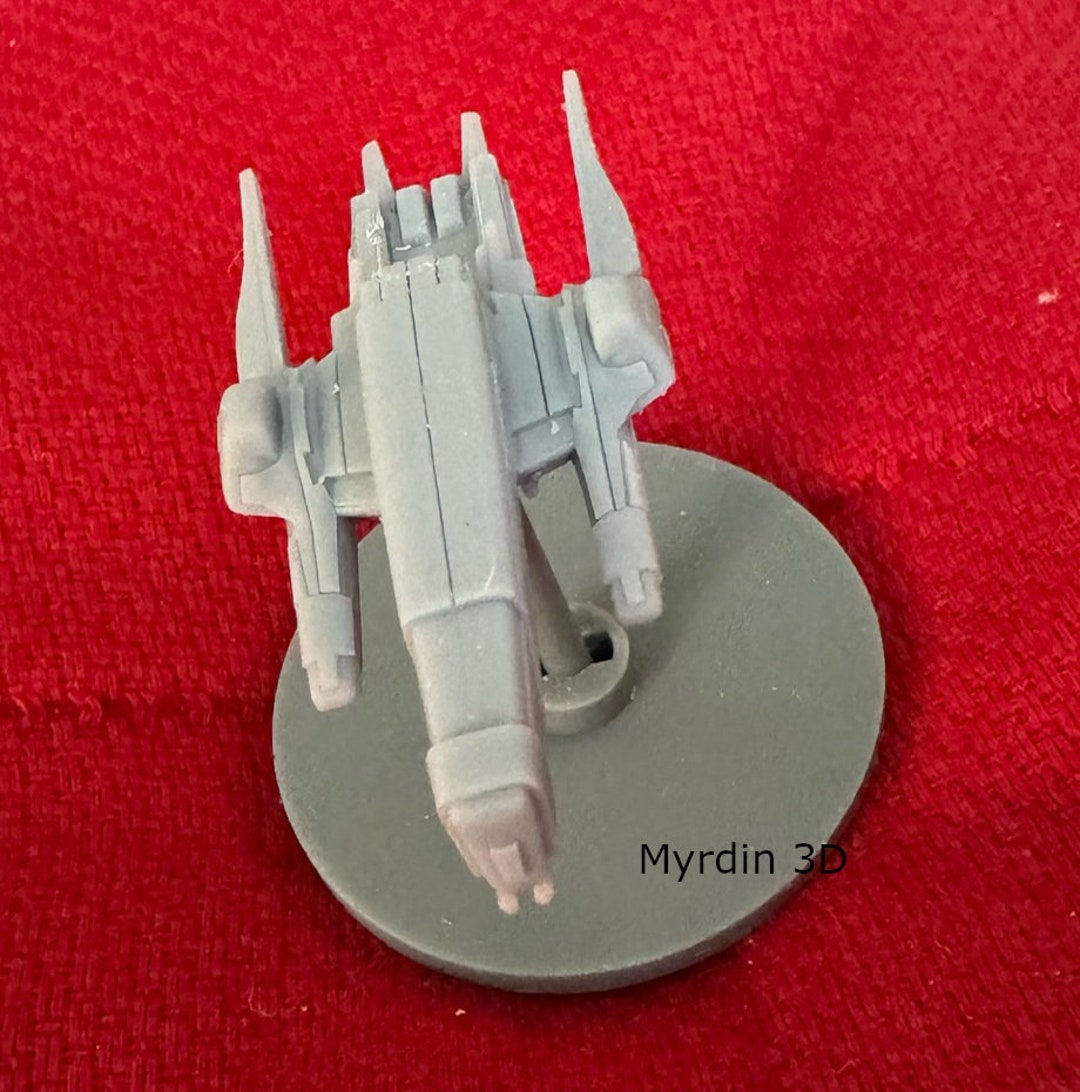 Brave Sun Striker Frigate Spaceship Miniature - Etsy