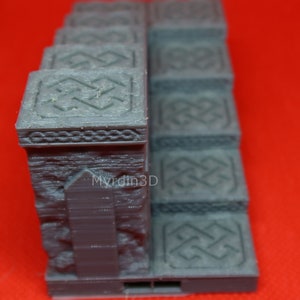 3D Terrain Dungeon Ornate/dwarven Stairs Tile – Dragonlock 28mm - Etsy