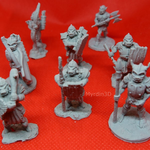 28mm Orc Miniatures - Etsy