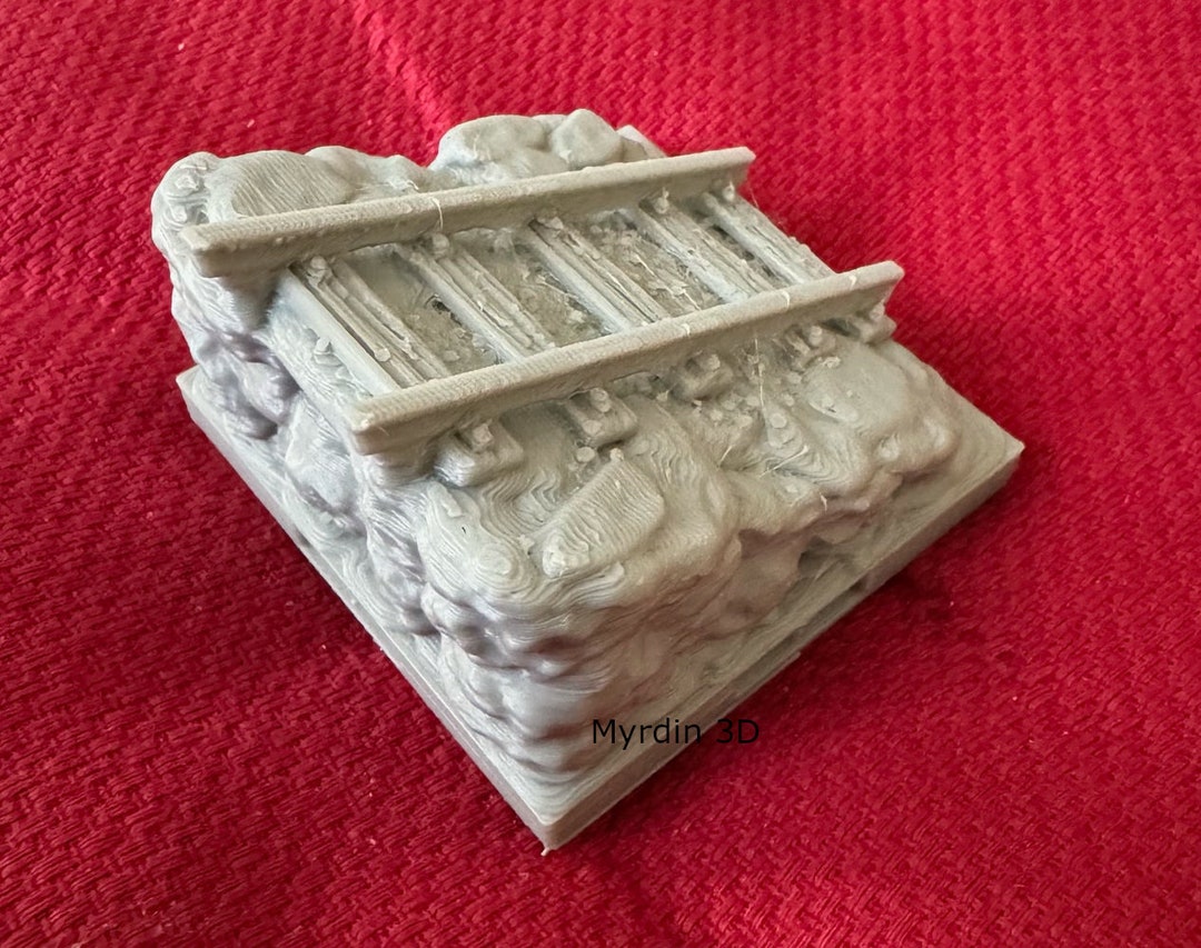 3D Terrain Dungeon 10’ X10’ Mine Ramp Low Track (2x2) – Dragonlock 28mm ...