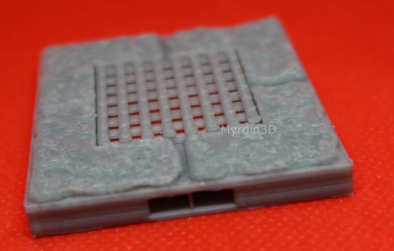 3D Terrain Dungeon Grate Floor Tile 10 X 10 Dragonlock | Etsy