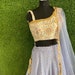 Deep V Neck Slit Lehenga Choli for Women Indian Wedding Wear Choli ...