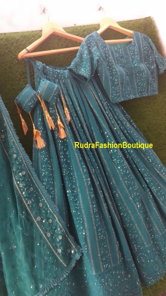 Green Lehenga Choli Wedding Wear Chania Choli Designer Lenga | Etsy