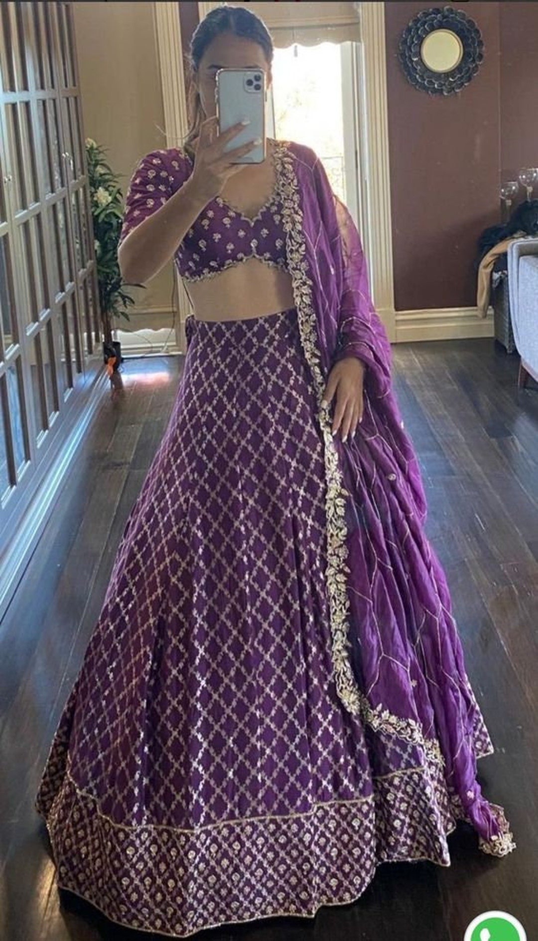 Purple Lehenga Choli,leheng for Women, Bridesmaid Lehengas,wedding Lehenga Choli,custom Made ...
