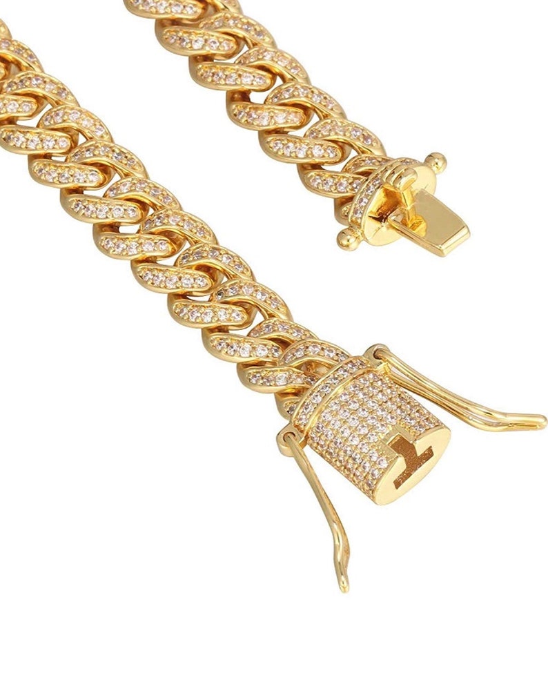 Iced Out Cuban Link Dog Chain Custom dog chain Handmade dog | Etsy