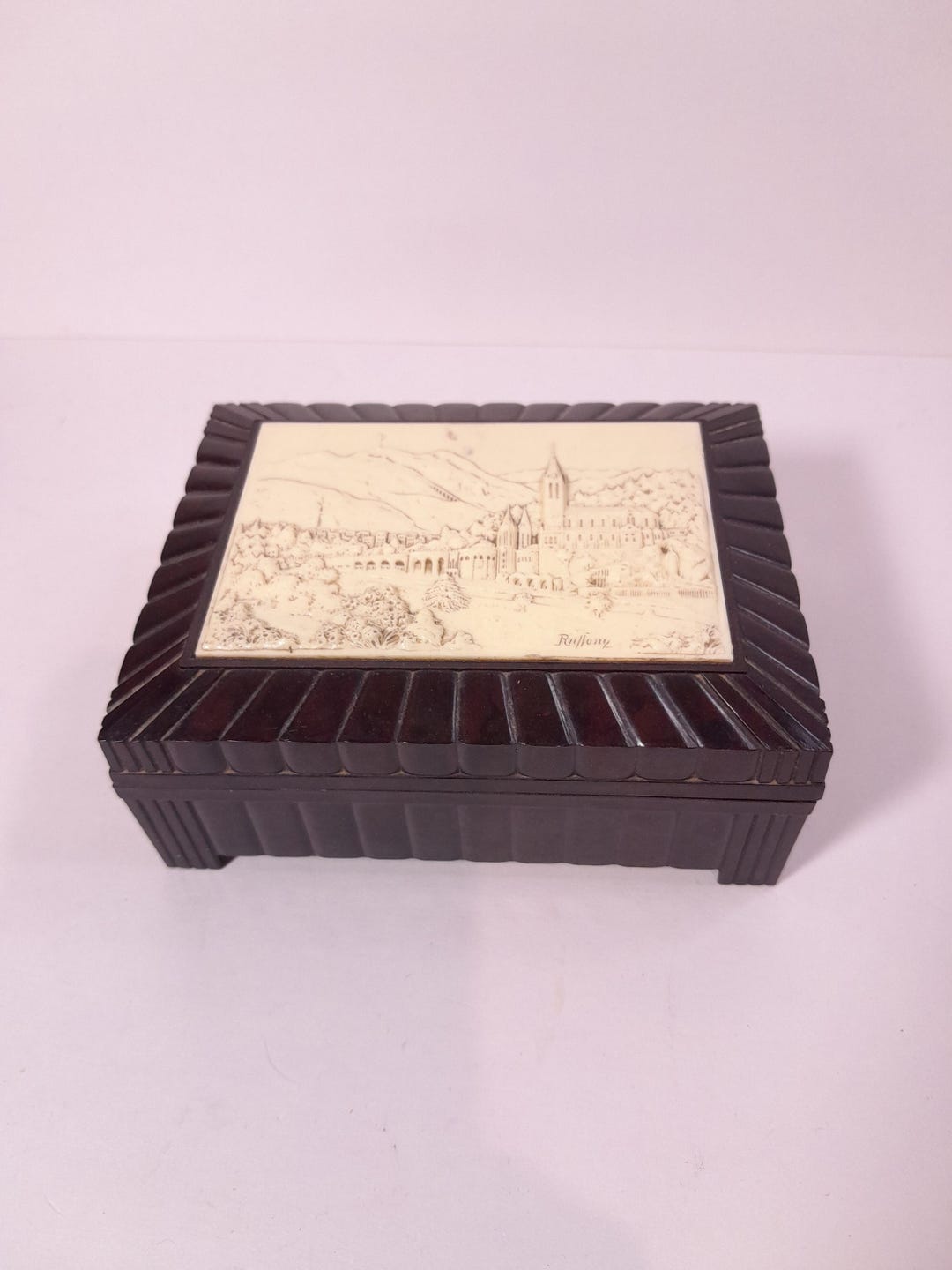 Vintage Bakelite Jewelry Box Paris France - Etsy