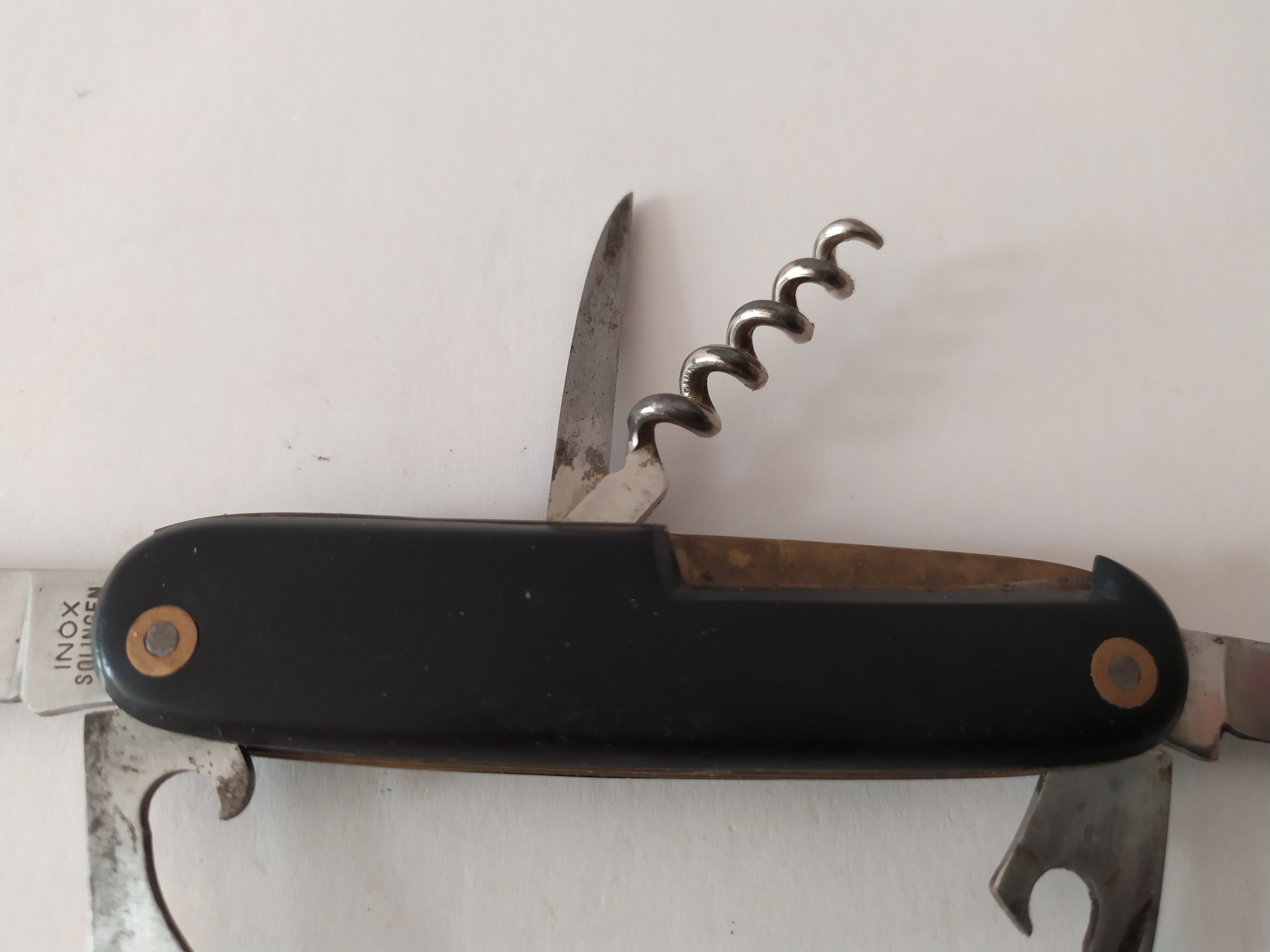Vintage Pocket Knife Inox Solingen M.A.N Germany - Etsy