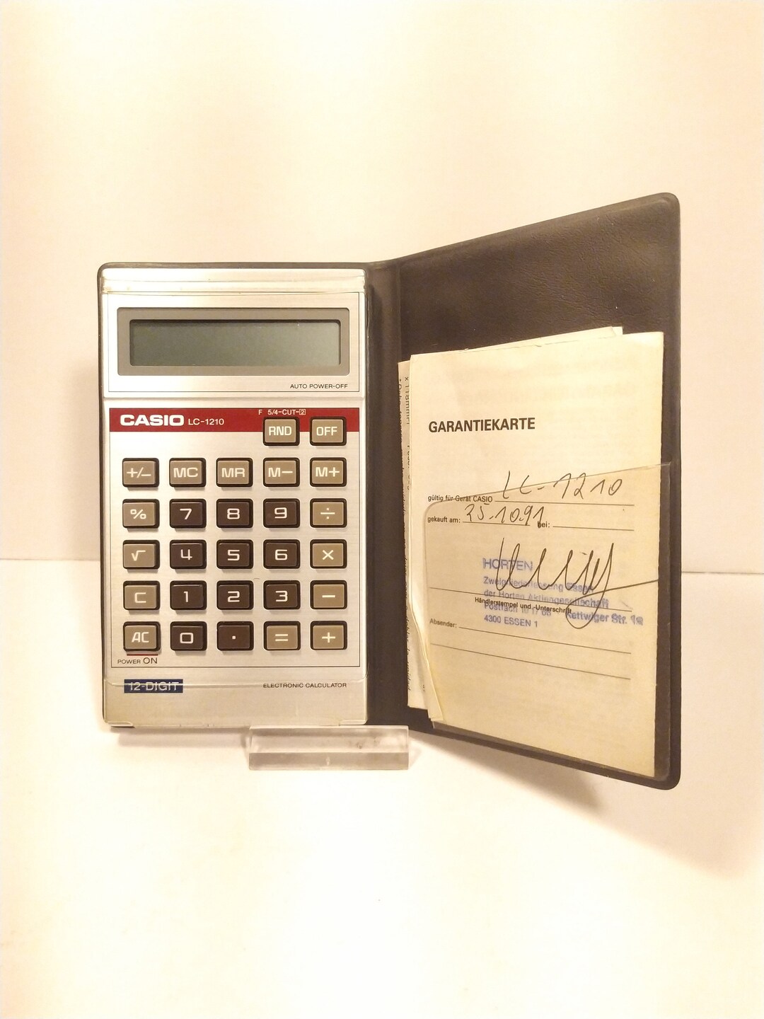 Vintage Calculator Casio LC-1210 12digit - Etsy