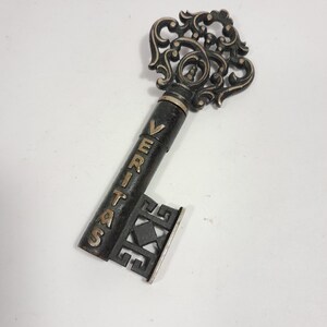 Vintage Corkscrew,old Key,in Vino Veritas - Etsy