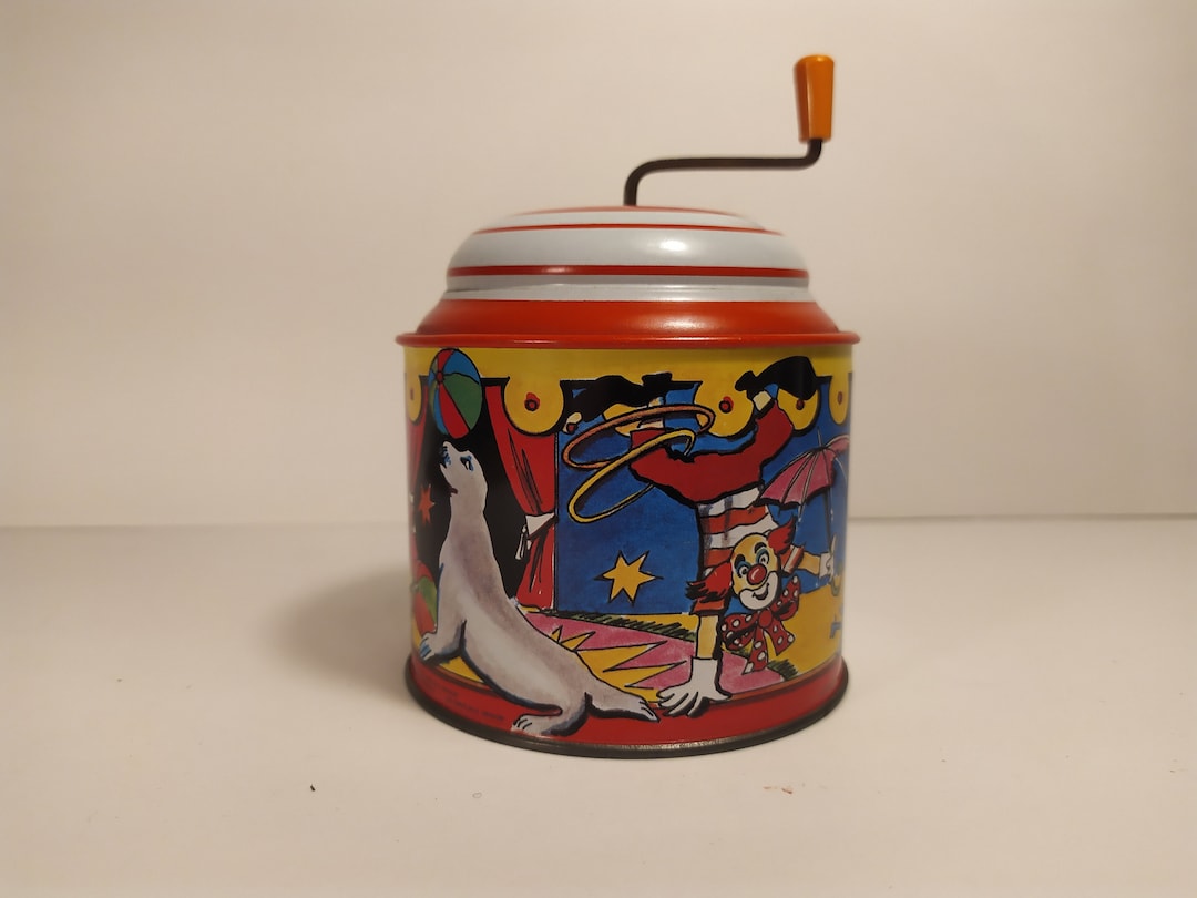 Vintage Schylling Classic Tin Music Box - Etsy