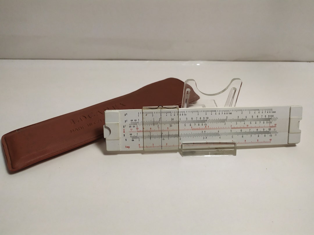 Vintage Pocket Slide Rule Logarex 27102 Bohemia Works - Etsy