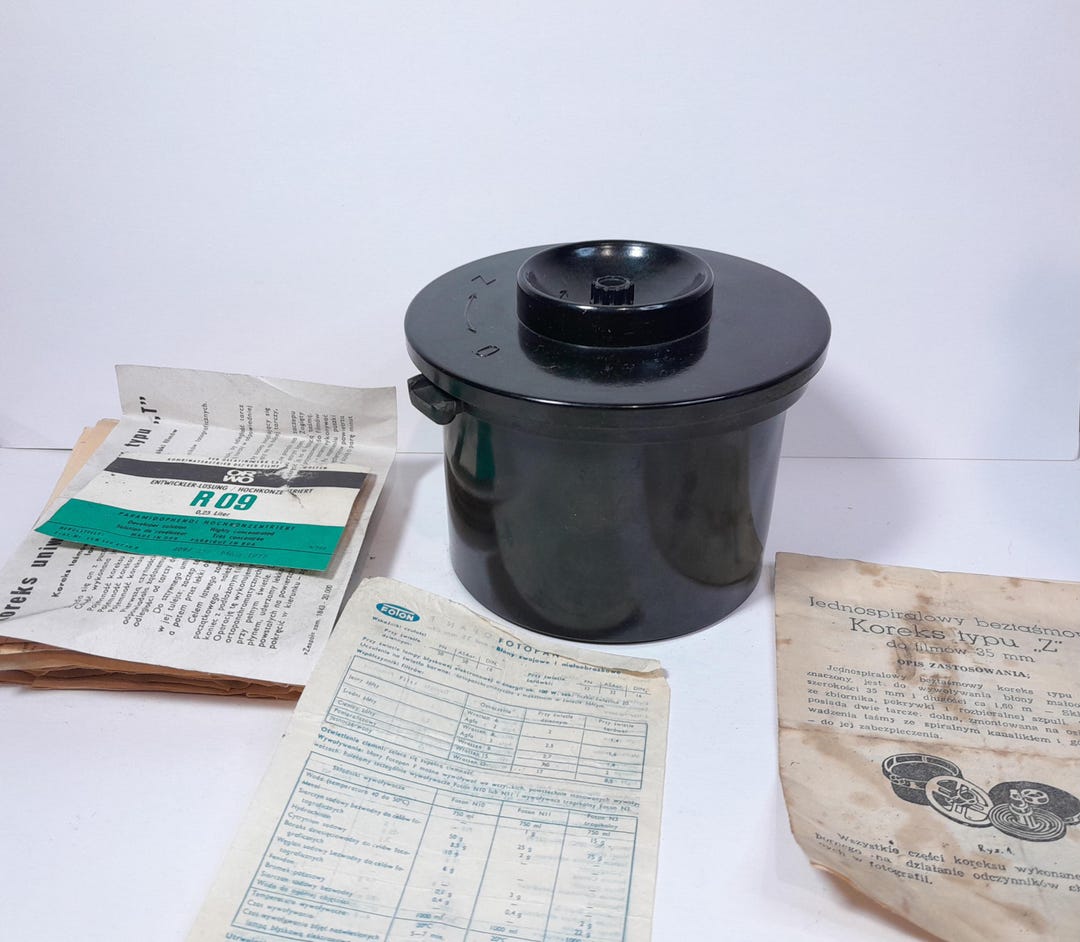 Vintage Bakelite Film Developing Tank Roll Film 35 Mm - Etsy