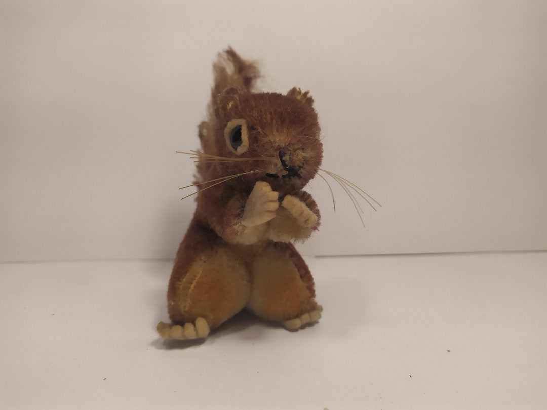 Vintage Steiff Squirrel Toy (original) - Etsy
