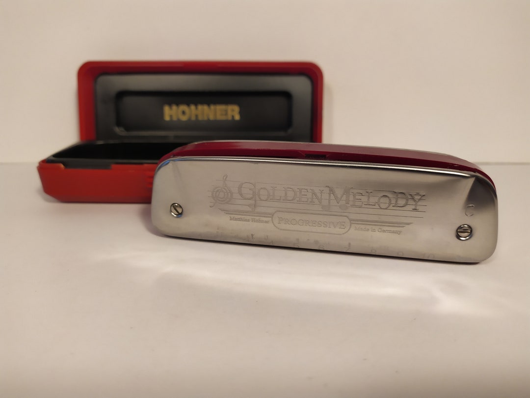 Vintage Harmonica Hohner Golden Melody Nr.542 C - Etsy