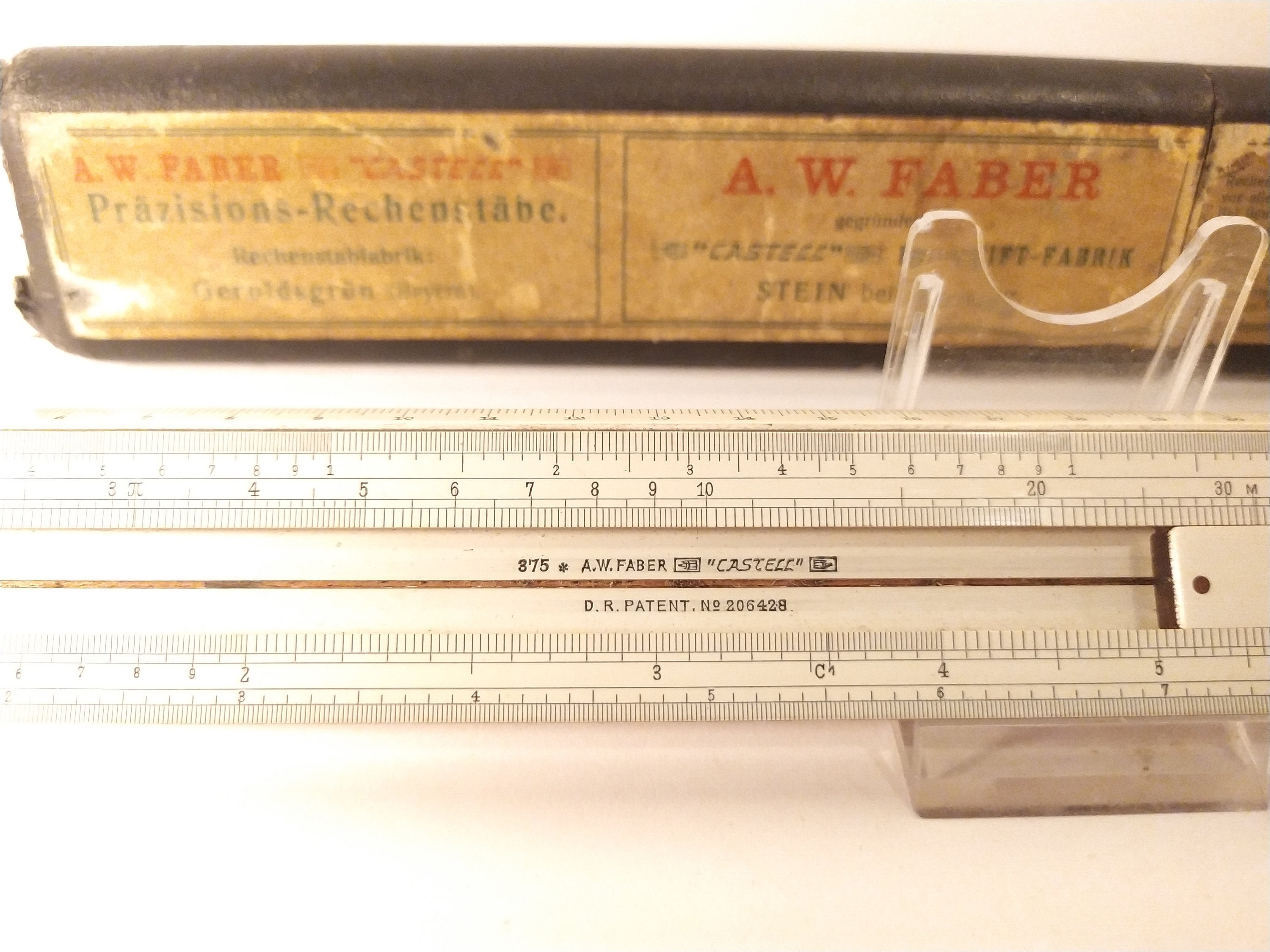 Vintage Slide Rule A.w.faber castell 375 Nr.206428 System Rietz ...