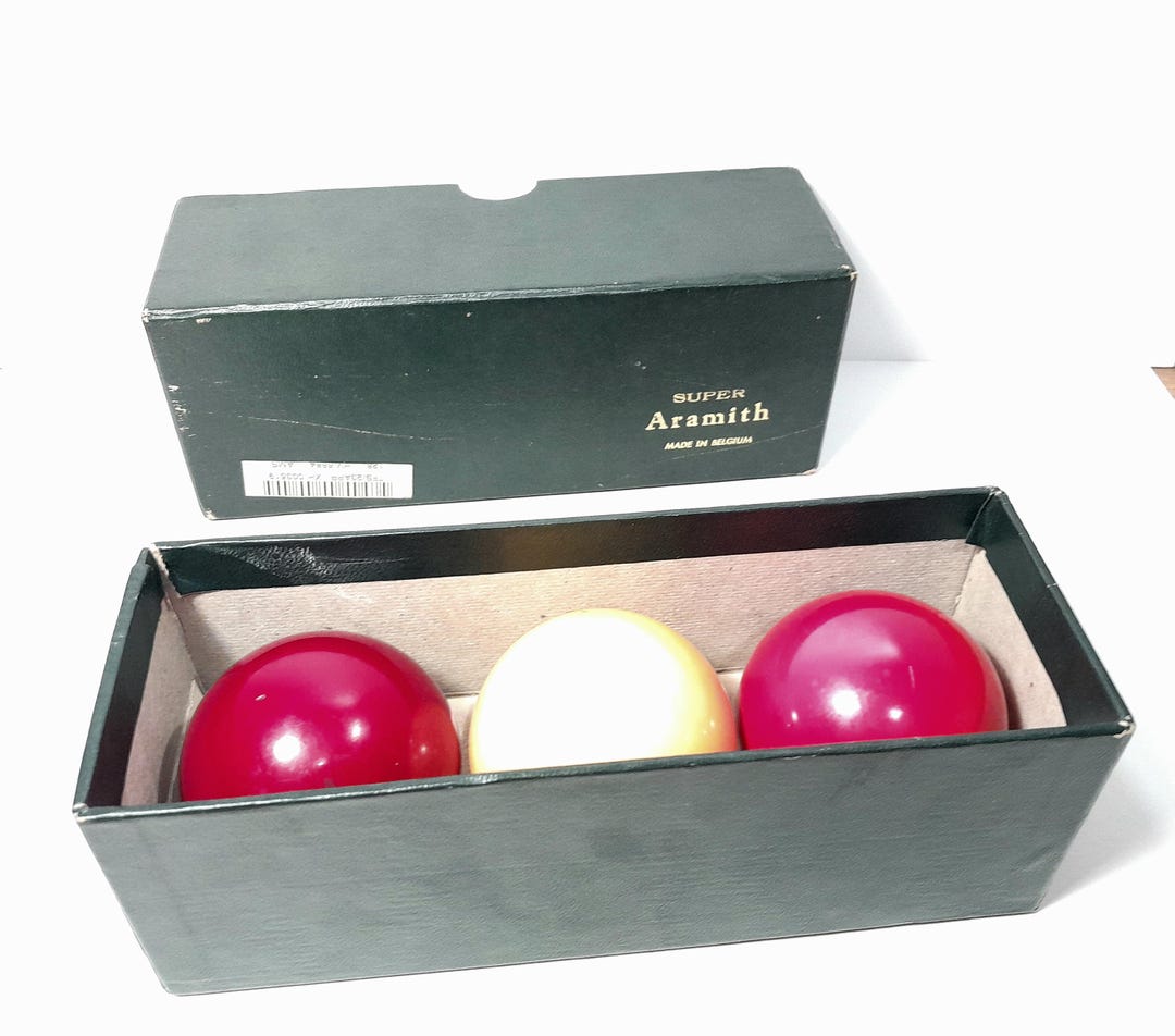 Vintage Bakelite Billiard Balls Super Aramith Belgium - Etsy