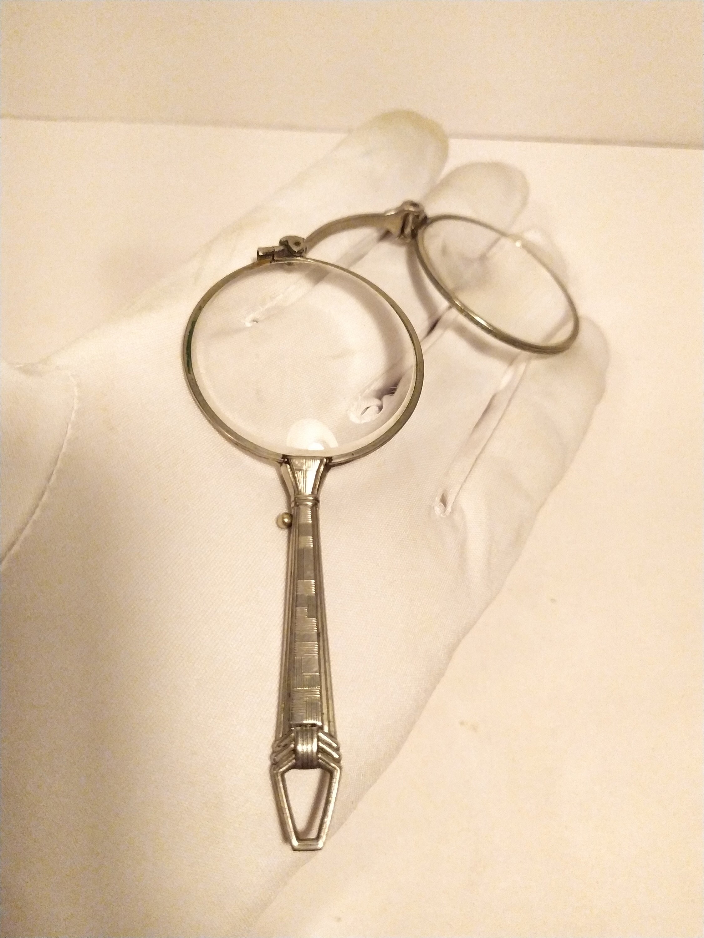 Vintage Lorgnette Silver Plated,opera Glasses. - Etsy