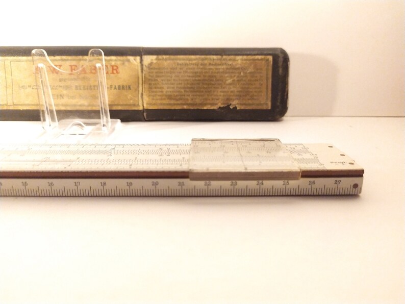 Vintage Slide Rule A.w.faber "castell" 375 Nr.206428 System Rietz ...
