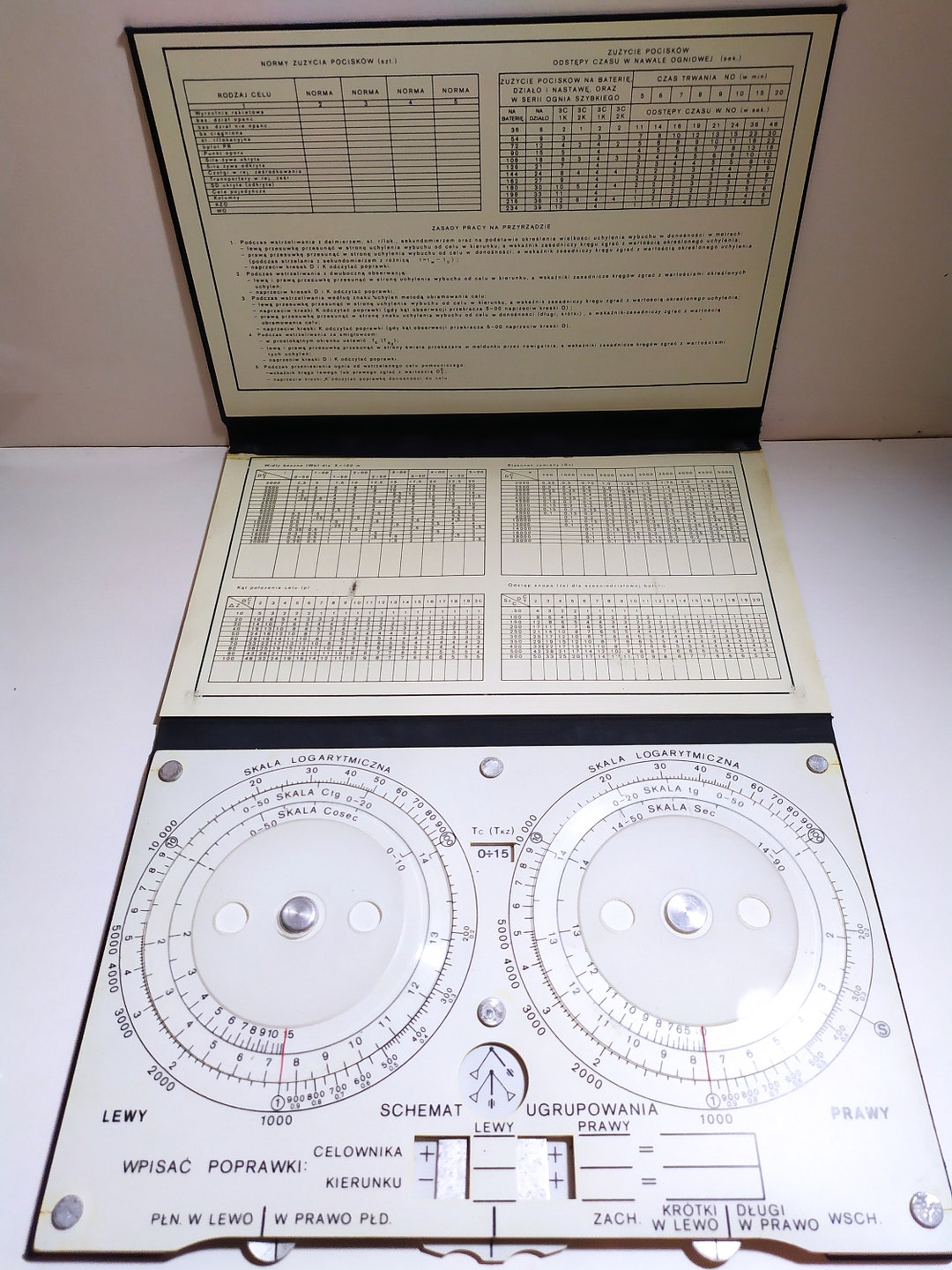 Vintage Artillery Slide Rule for Sighting - Etsy