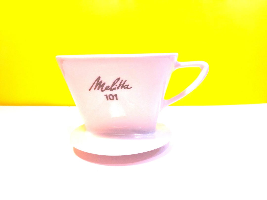Vintage Melitta 101 3 Hole Porcelain Coffee Dripper, Filter, Tea Filter ...
