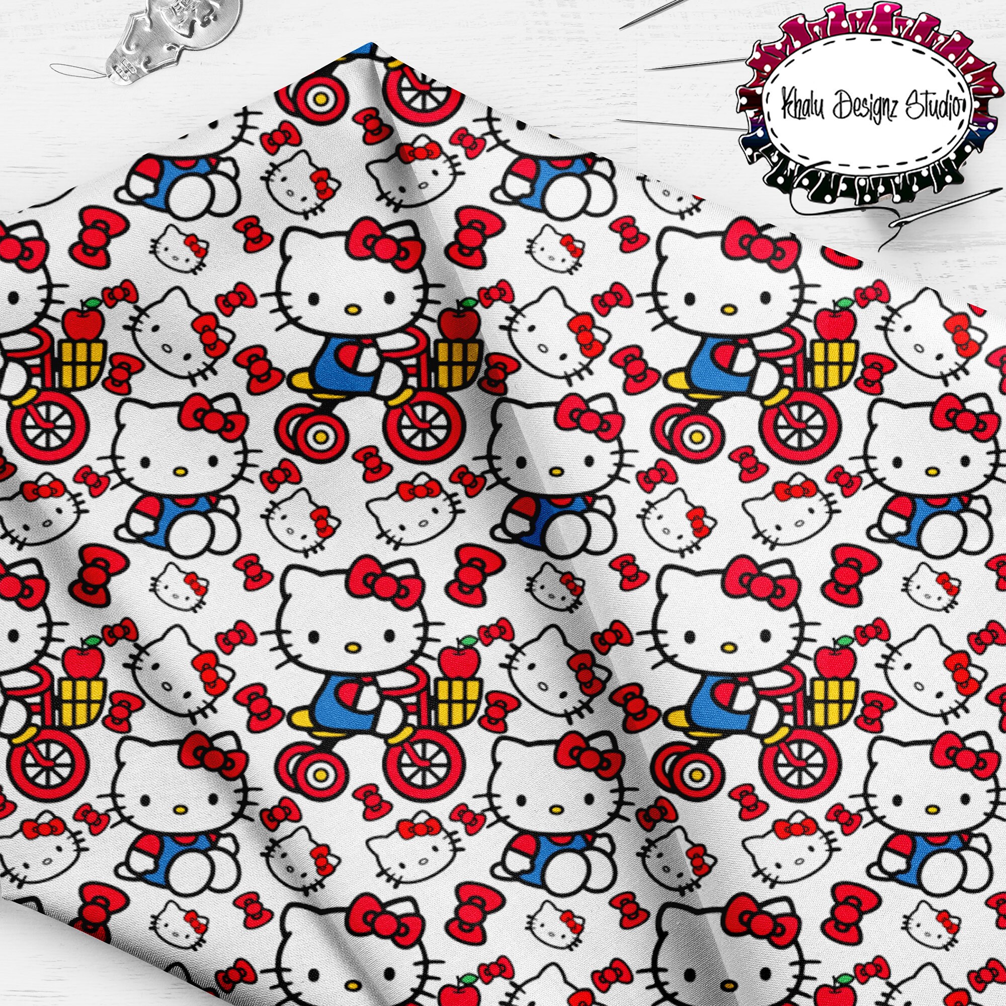 Hello Kitty Pattern Seamless Hello Kitty Pattern Digital | Etsy