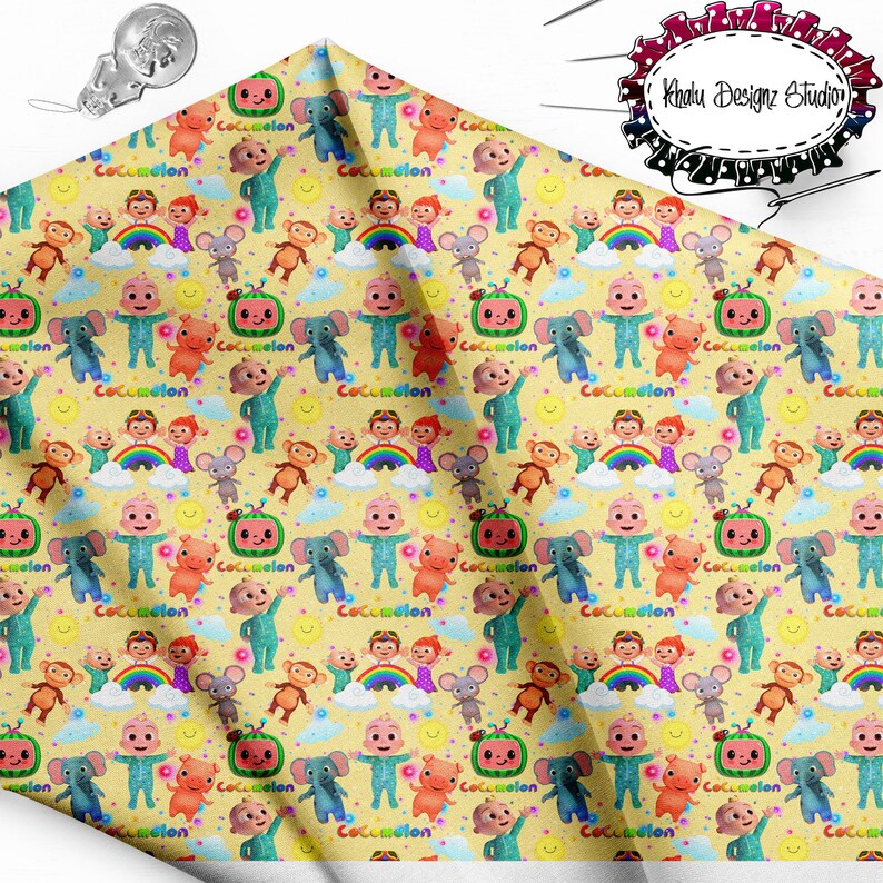 Cocomelon Seamless Cocomelon Pattern Digital Pattern | Etsy