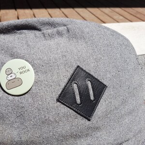 Pin Badge, 45mm Button Badge, You Rock Badge, Illustration Badge ...