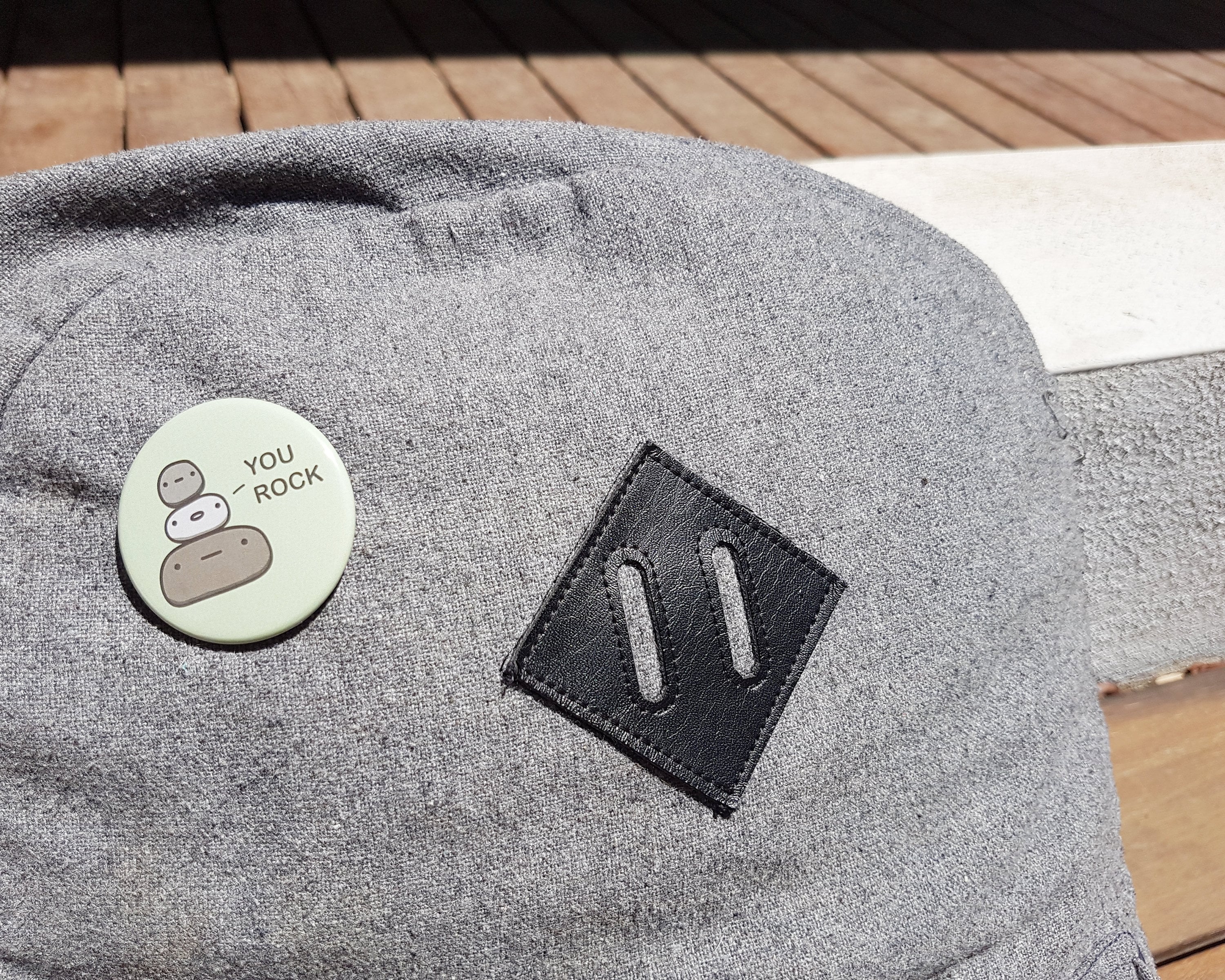 Pin Badge 45mm Button Badge You Rock Badge Illustration - Etsy Australia