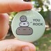 Pin Badge, 45mm Button Badge, You Rock Badge, Illustration Badge ...