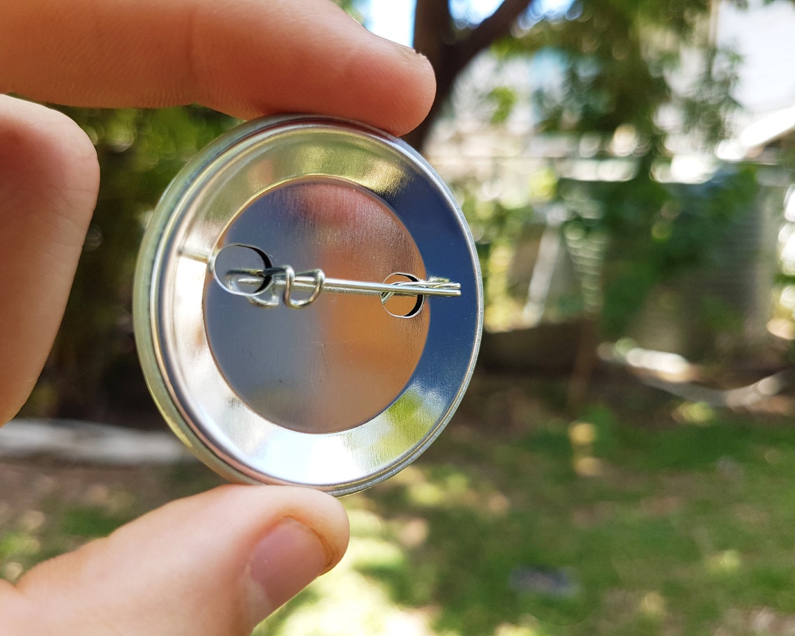 Pin Badge 45mm Button Badge You Rock Badge Illustration - Etsy Australia